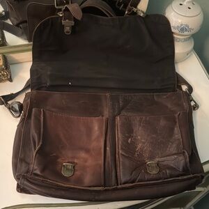 sharo | Bags | Brown Leather Messenger Bag | Poshmark